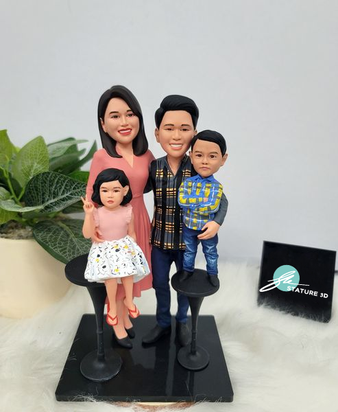 3D Family Full Body Miniature – Stature 3D